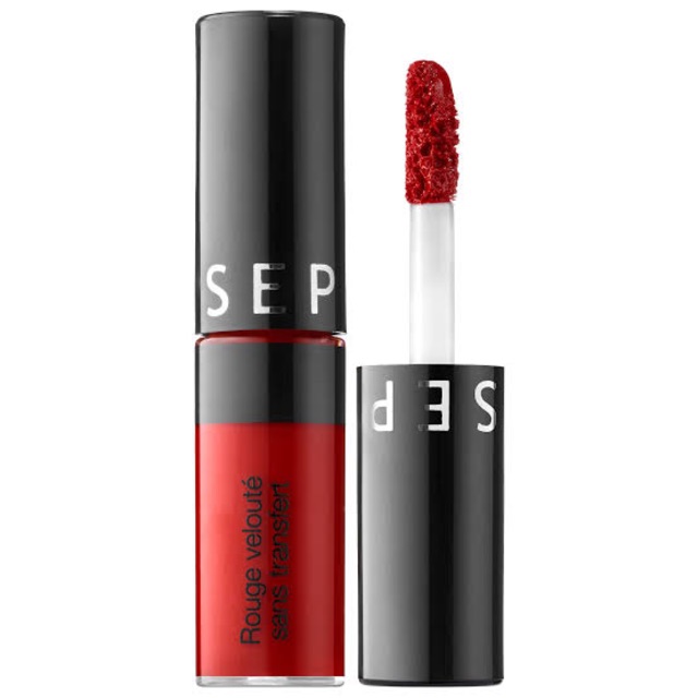 แพ็คเกจใหม่ Sephora cream lip stain สี N.1 always red ขนาดทดลอง 1.3 ml ...