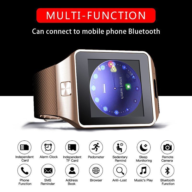 DZ09 Smart Watch นาฬิกาสมาร์ท Fitness Tracker Touch Screen waterproof ...