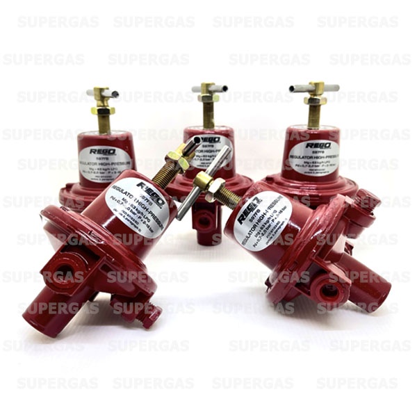 REGO หัวปรับแรงดันแก๊สสูง รุ่น 597FB 10-30PSI 1/4" - super_gas - ThaiPick