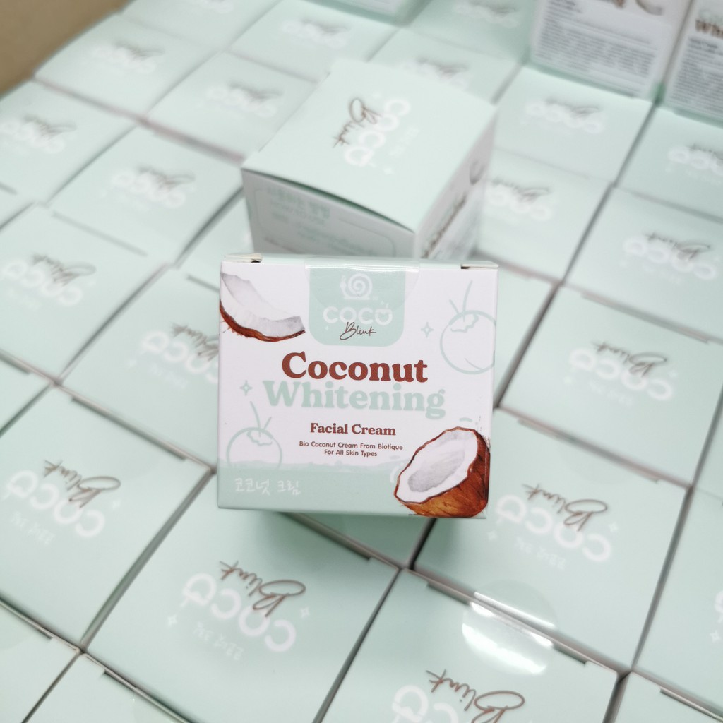 Coco Blink Coconut ครีมมะพร้าว/ เซรั่มมะพร้าว/ สบู่ มะพร้าว สารสกัดจาก มะพร้าว บำรุง ผิวหน้า ...