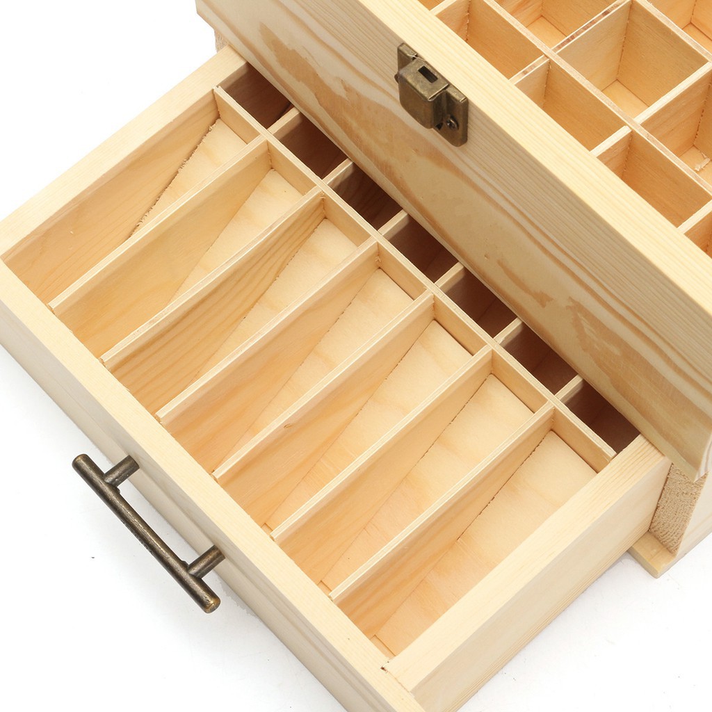 【Home Improvement】Wooden Storage Box Essential Oil Aromatherapy ...