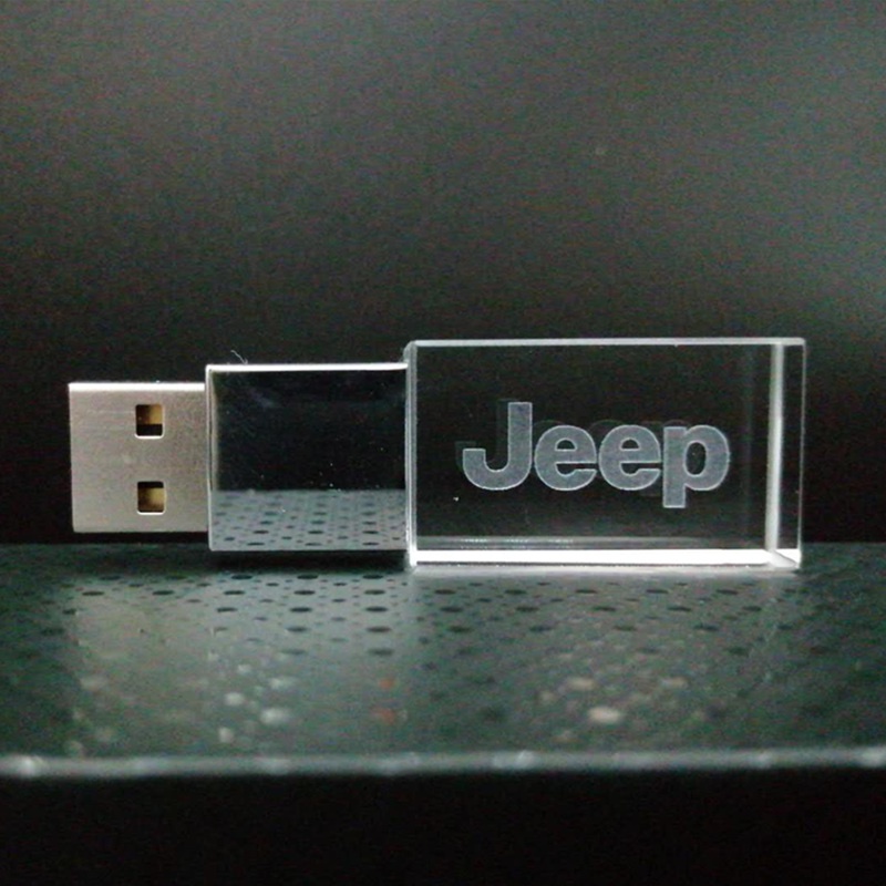 Car JEEP Logo kristal metalen USB flash drive pendrive 4GB 8GB 16GB ...
