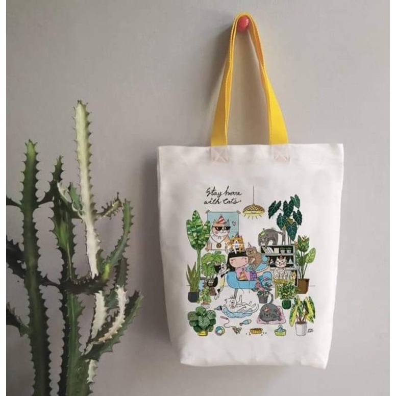 BAGB002 ???? พร้อมส่ง????แบนด์ END&START กระเป๋าผ้า กระเป๋าผ้าแบบหนา กระเป๋าผ้าหิ้ว กระเป๋าผ้า ...