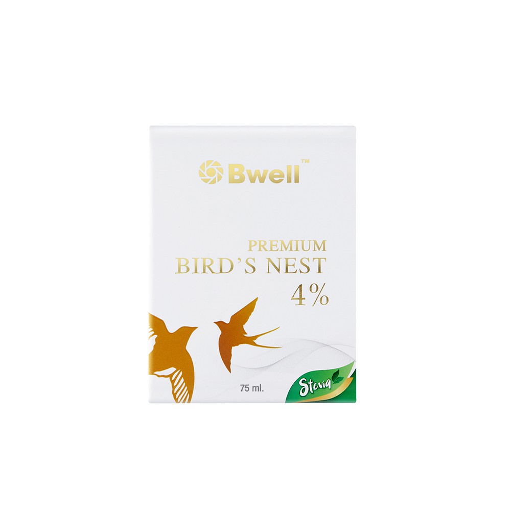Bwell บีเวลรังนกแท้ เนื้อรักนกแห้งเกรดพรีเมี่ยม 4 75 มล.สูตรหญ้าหวาน แพค 6 ขวด (2 แพค) - bwell ...
