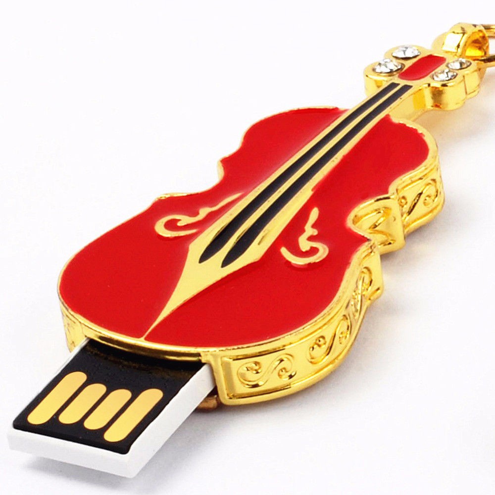 [new]Violin USB Memory Stick 32GB~1TB Gift Diamond Flash Drive Metal ...