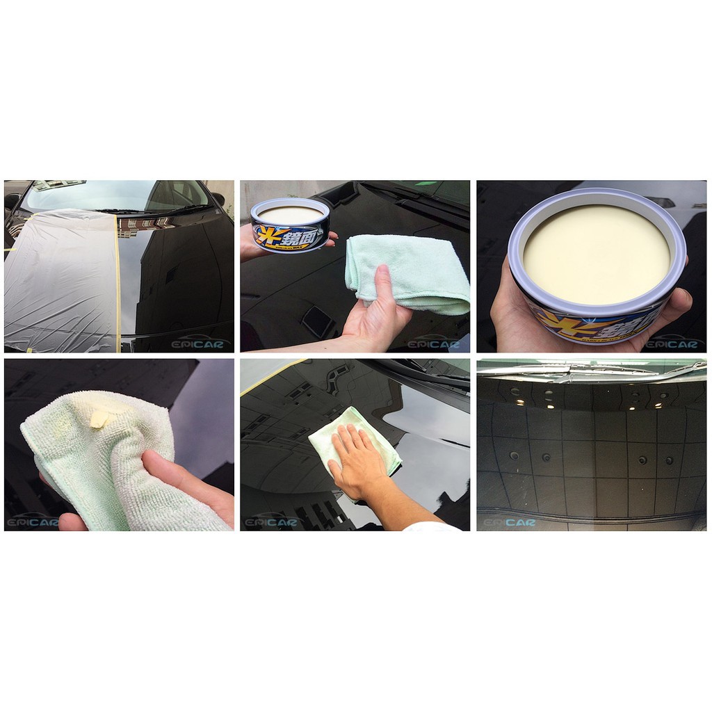 SOFT99 ครีมลบรอยพร้อมเคลือบสีรถ (New Scratch Clear Wax-Mirror Finish) - carracingshop - ThaiPick