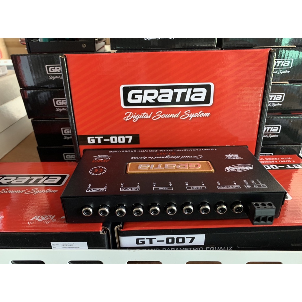 รับส่วนลด100บ.ใส่โค้ด 88M1DY ส่งด่วนรุ่นใหม่ล่าสุดกราเทีย GRATIA รุ่น GT-007 ปรี 7 BAND กลางใส ...