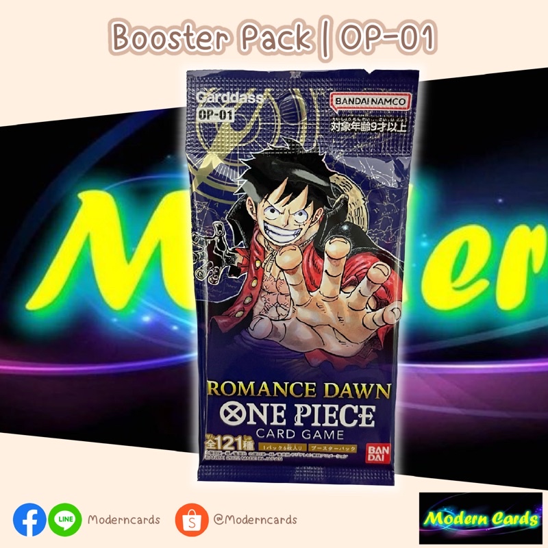 Booster Pack Romance Dawn One Piece OP-01 - moderncards - ThaiPick