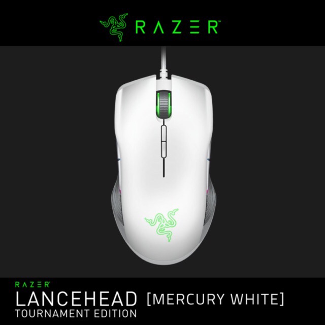 Razer Lancehead Mercury White Gaming Mouse | Shopee Thailand
