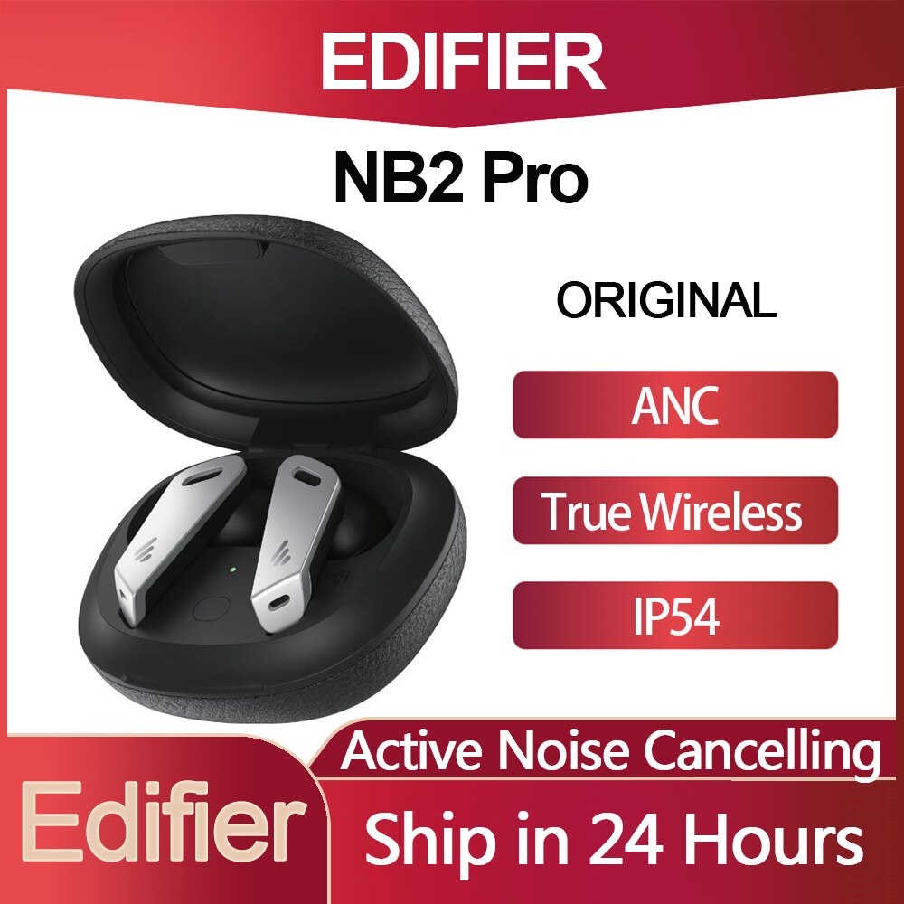 4.4 ของแท้ EDIFIER NB2 Pro TWS หูฟังบลูทูธไร้สาย ตัดเสียงรบกวน ANC IP54 ...