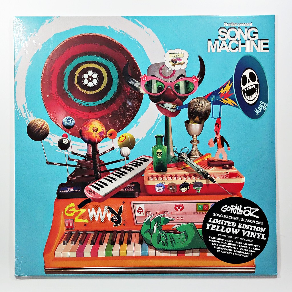 แผ่นเสียง Gorillaz Song Machine Season One (LP Limited แผ่นสีเหลือง ...