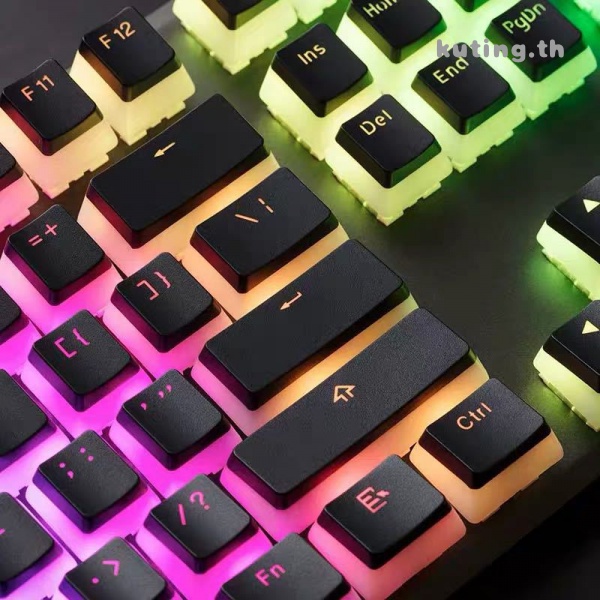 108 Keys OEM PBT Key Cap Transparent Pudding Keycaps For Mechanical ...