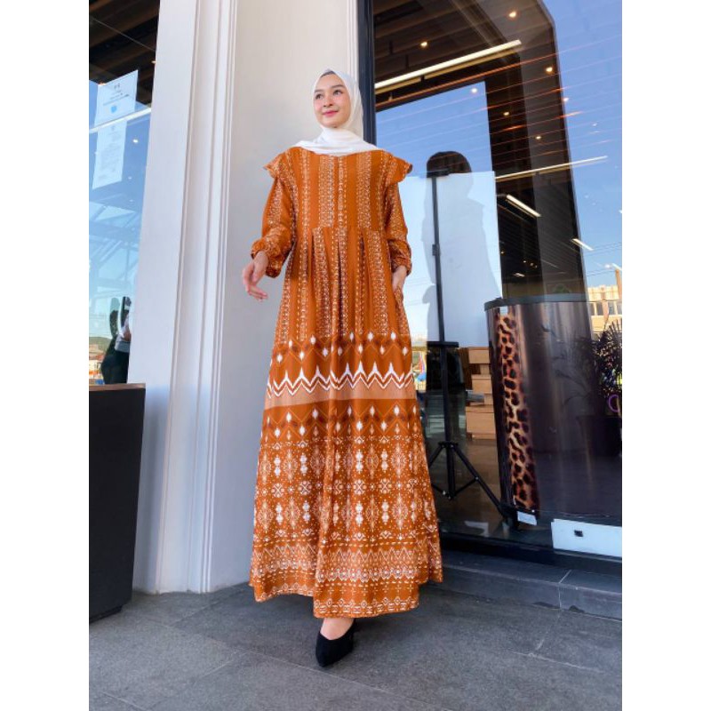 ชุดเดรส Raya Dress แฟชั่น - moeslemahijab.th - ThaiPick