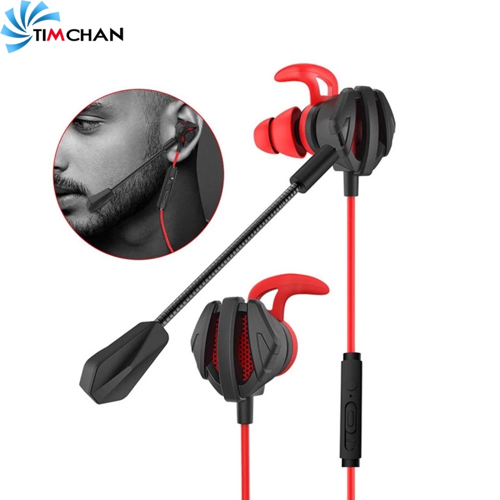 3.5mm Wired Gaming In-Ear EarphonesDynamic Noise Reduction Headsets ...