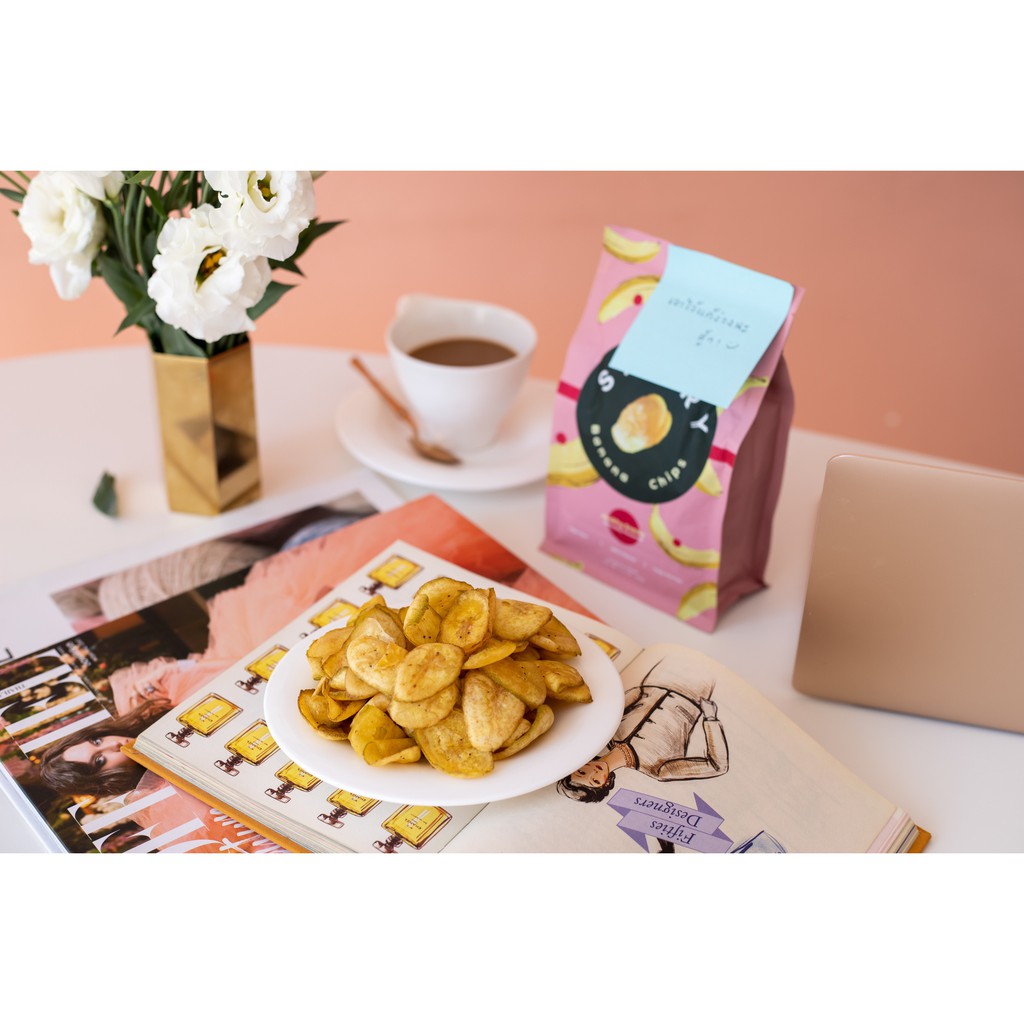pack 12 Starry Banana Chips กล้วยหอมทองอบกรอบ อบรีดน้ำมัน 0Transfat ...