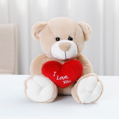 6 Models New Cute Teddy Bear Stuffed Plush Toy Bear Hugging Heart Bear ...