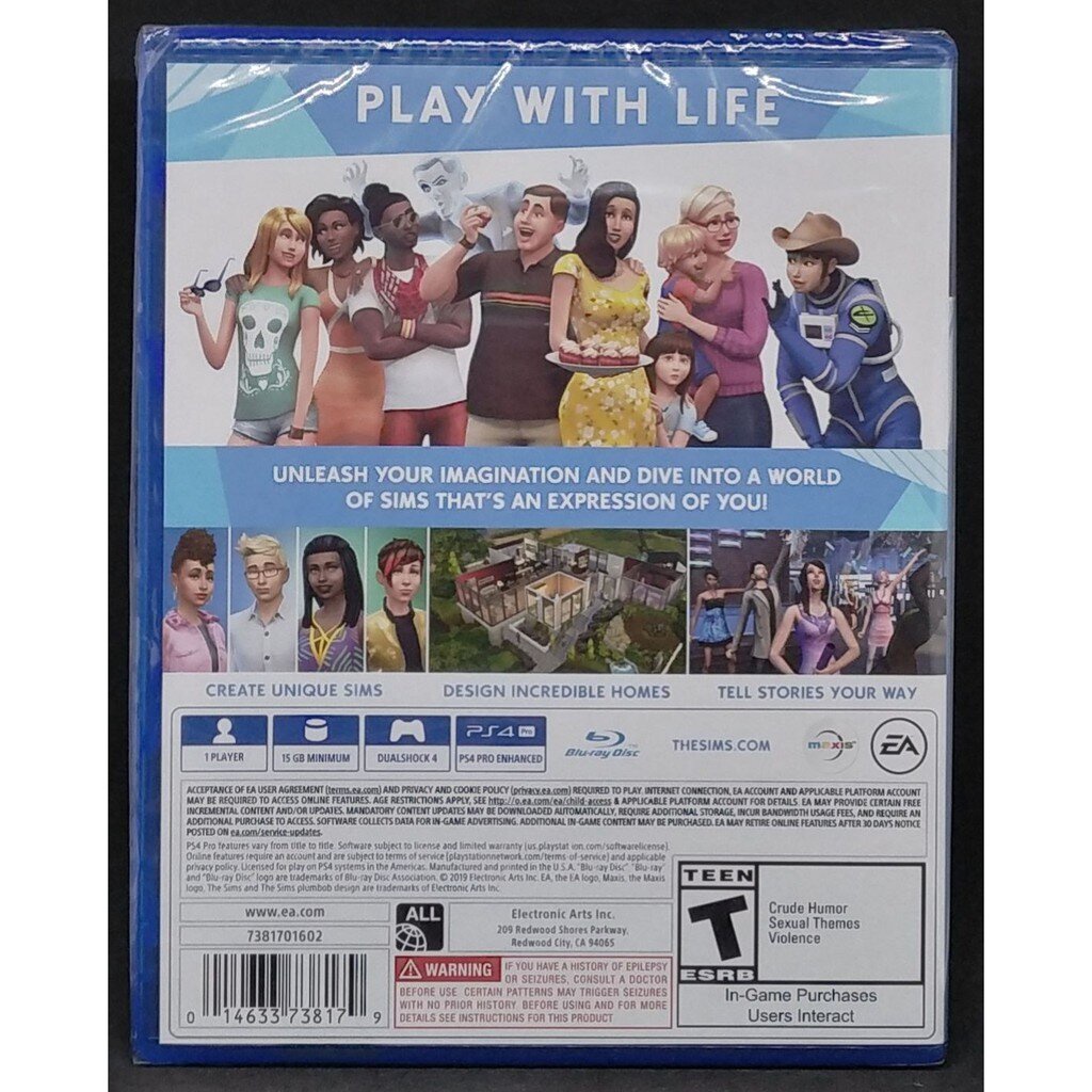 The Sims 4 PS4 Games มือ 1 New & มือ 2 Used สภาพดี แผ่นใสกิ๊ง [แผ่น ...