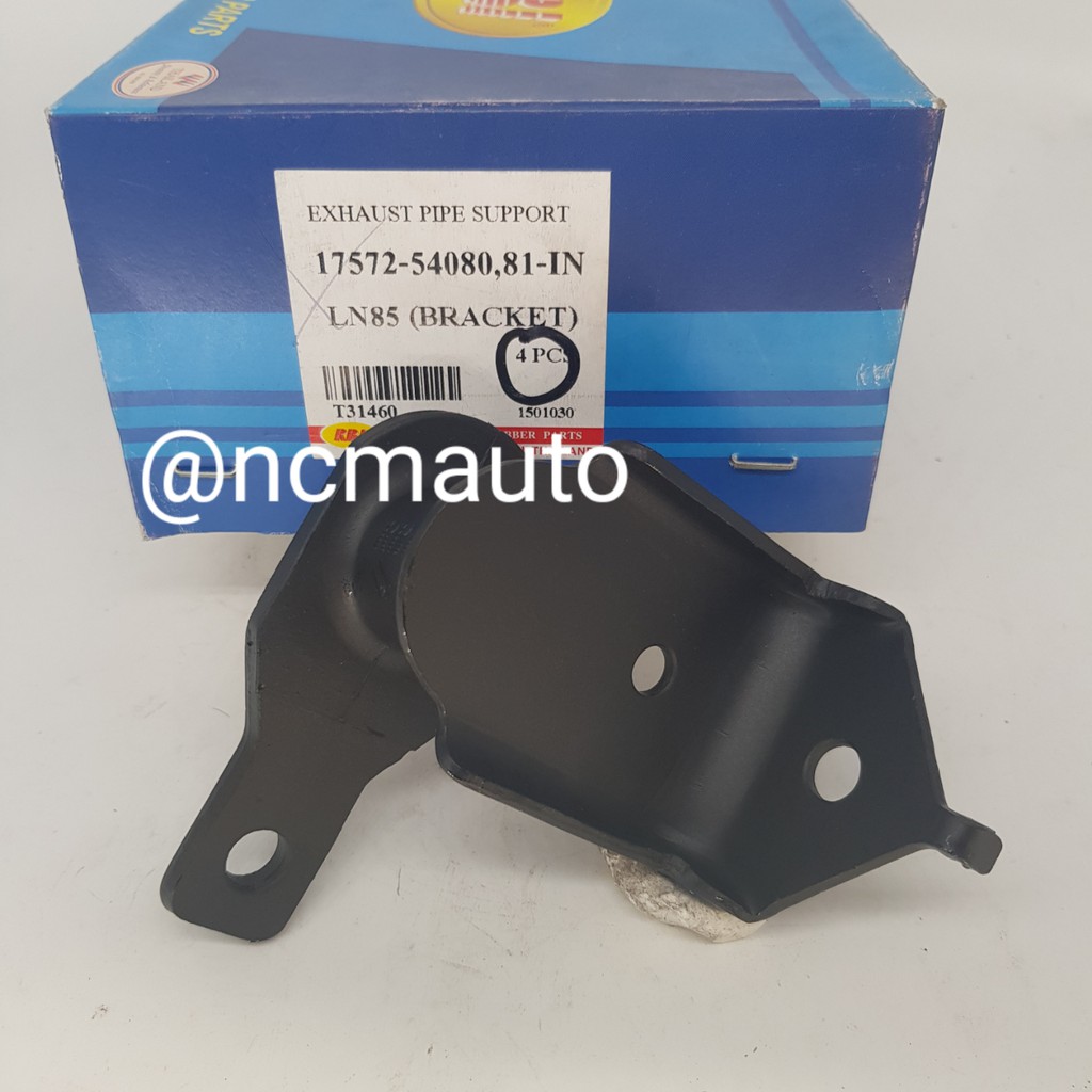 (ราคาต่อชิ้น) หิ้วท่อไอเสีย (ขา) TOYOTA LN85 17572-54081-IN (TH ...