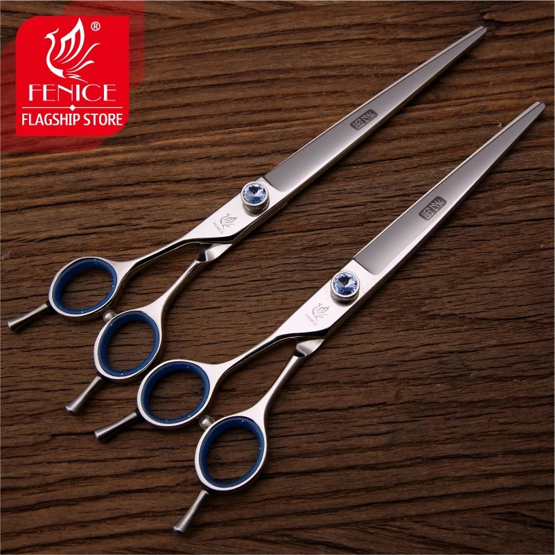 Fenice 7.58.0 inch Pet Grooming Scissors Left Handed Dog Hair Cutting ...