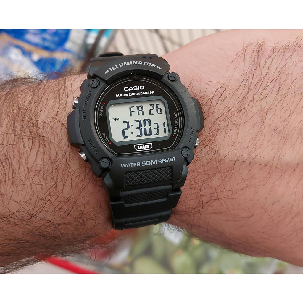 ใส่โค้ดลดเพิ่ม ของแท้ นาฬิกาข้อมือ Casio รุ่น W-219H พร้อมกล่อง ...