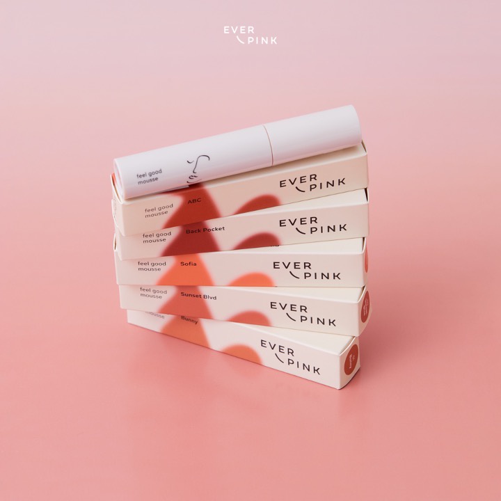 Everpink Feel Good Mouse Lip Tint Exclusive Set 6 สี เอฟเวอร์พิงค์ ฟีล ...