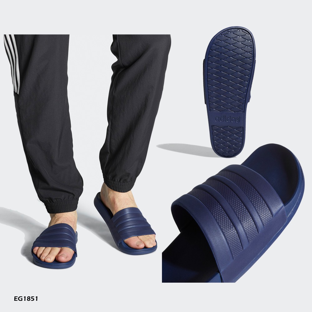 รองเท้าแตะ Adilette Comfort Slids สีดำ กรม เทา [ FW5337 S80997 EG1851 ...