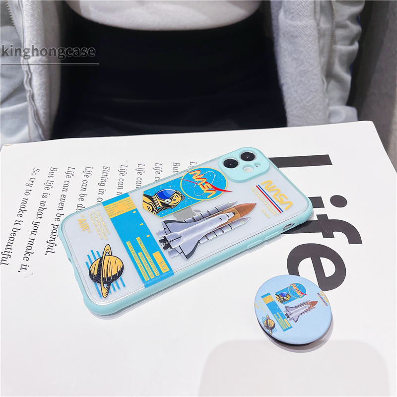 Alien Astronaut Rocket Case เคส VIVO Y11 V19 Y50 Y91C Y1S Y12 Y20 Y20S ...