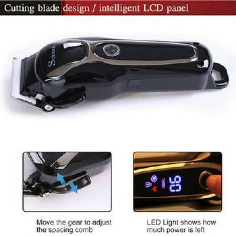 Surker- SK805 ใหม่ล่าสุด ของแท้100% แบตเตอเลี่ยนตัดผมไร้สาย ปัตตาเลี่ยน ...