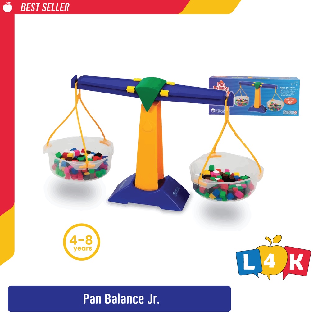 L4K Learning Resources Pan Balance Jr. ของเล่น ตาชั่งสองแขน ฝึกคำนวณ ...