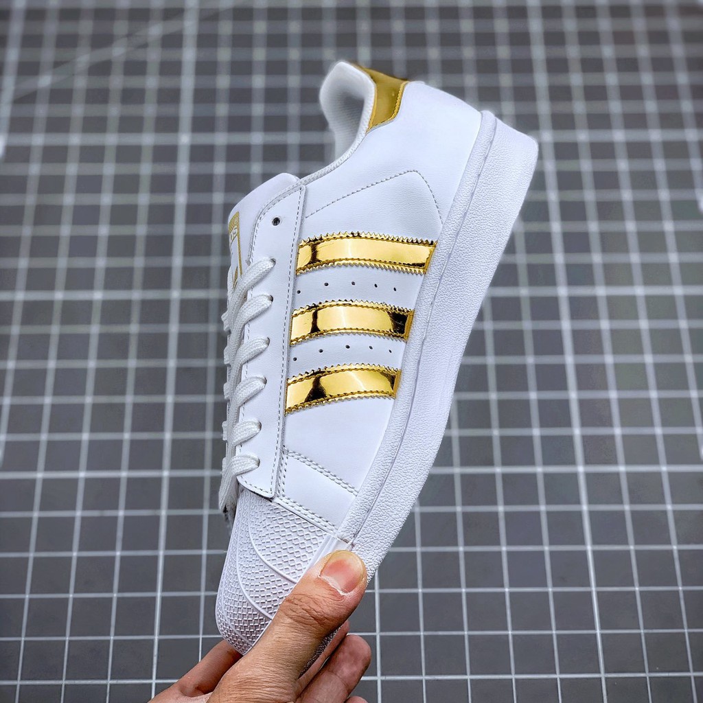 Adidas superstar clover classic men and women low-top casual sneakers ...