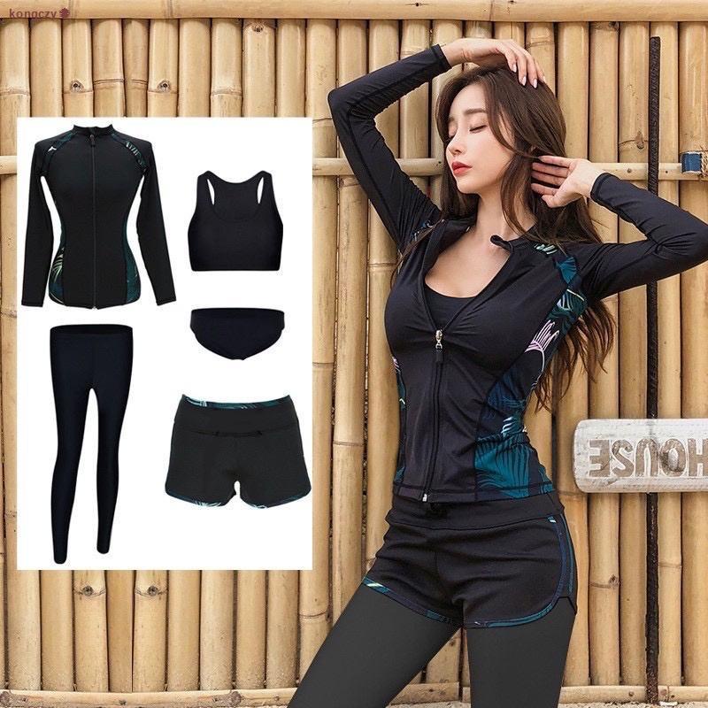 จุดประเทศไทยBikiniFC (M-3XL) SB99 ชุดว่ายน้ำคู่ชาย-หญิง แขนยาว ขายาว สี ...