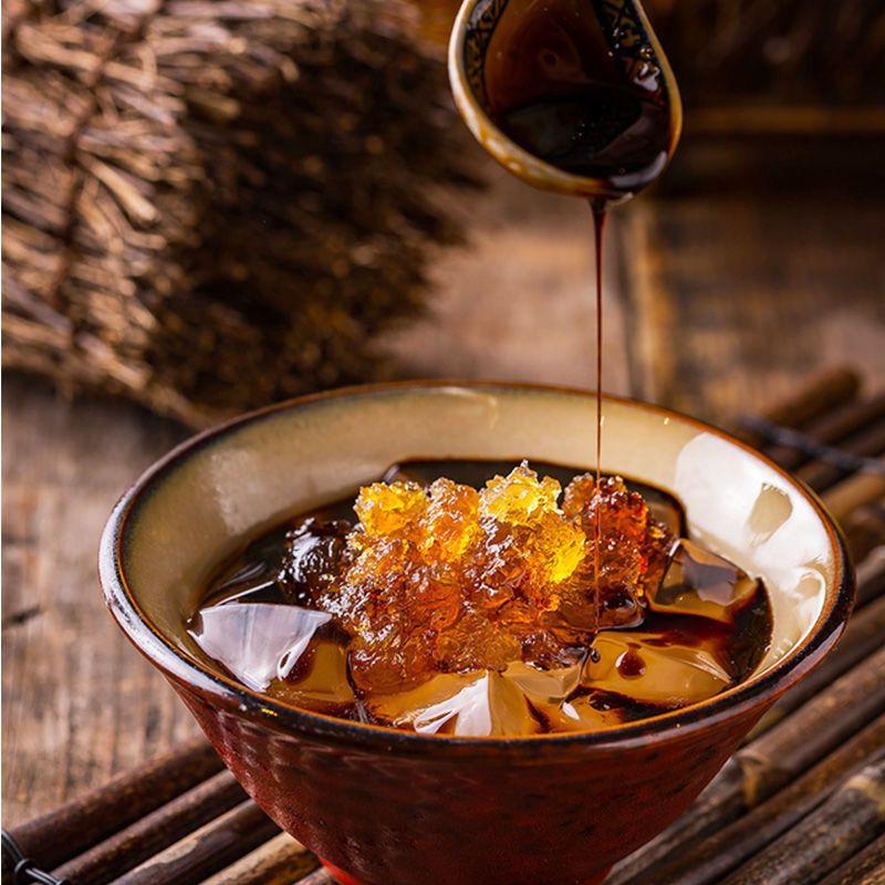 ผงวุ้น ผงเยลลี่ ผงเจลลี่ผสมบุก ผงเจลลี่ผสมบุกและเจลาติน阿依郎冰粉粉)50g Bing ...