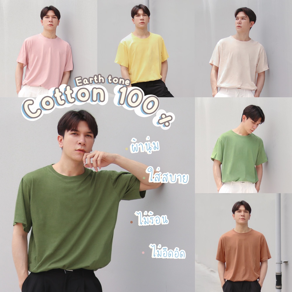 Uniqlo เสื้อ T-Shirt คอกลม คอวี แขนสั้น สำหรับผู้ชาย Size M L - mongkol.abm - ThaiPick