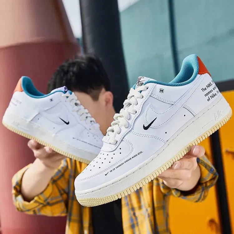 NIKE Air Force 1 Low AF1 ของแท้100 รองเท้าผ้าใบลำลองทนต่อการสึกหรอ ...