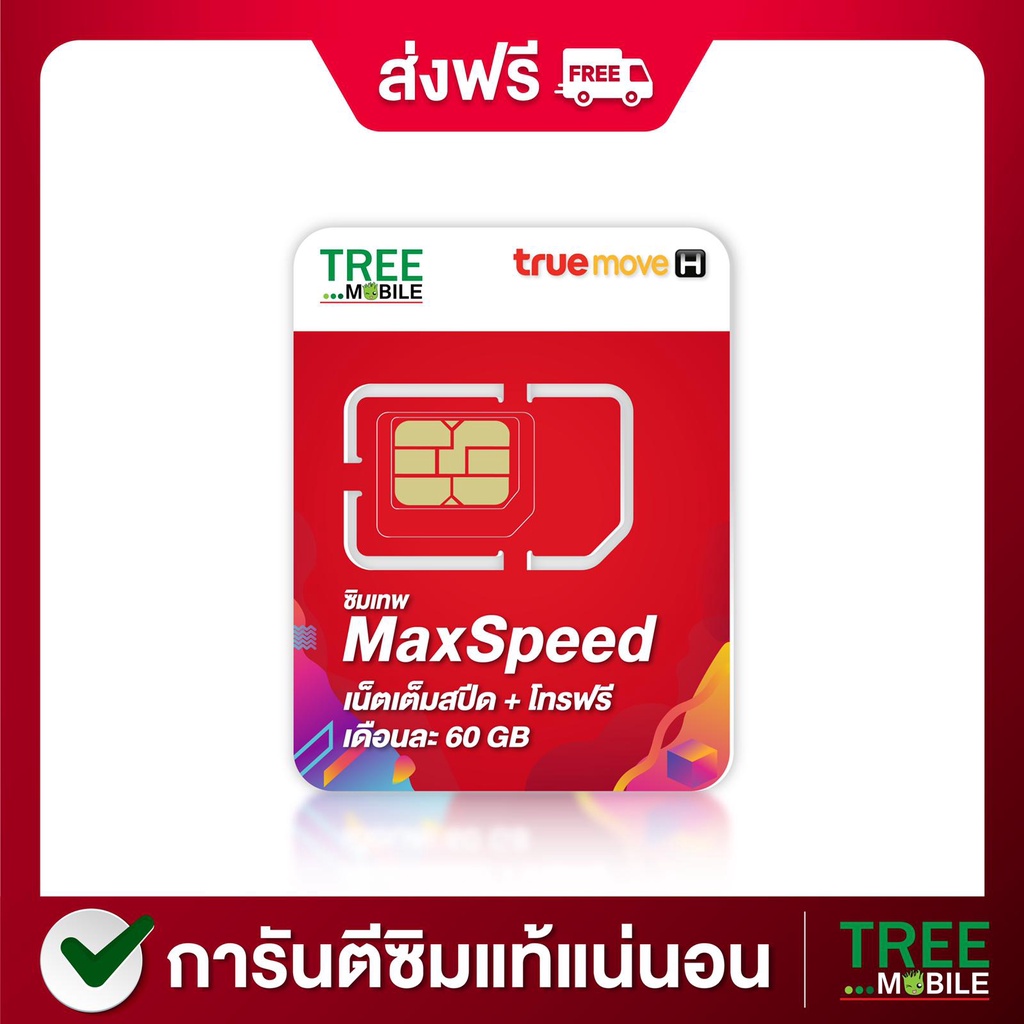 True MaxSpeed ซิมเทพทรู ซิมรายปี Max Speed 60 เน็ตฟรี 60กิ๊กไม่ต้องเติม ...