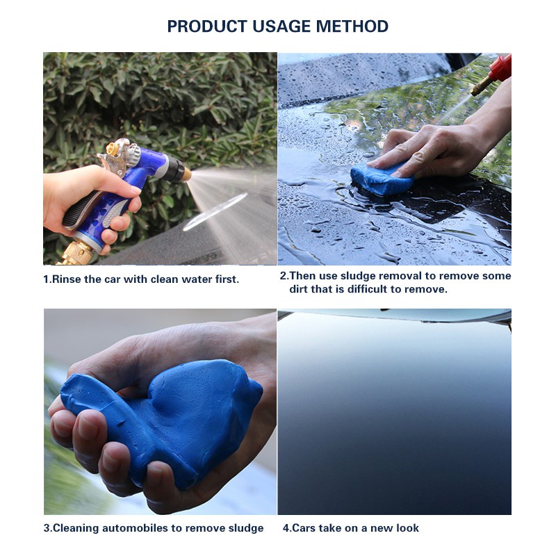 1 pcs ล้างรถ Magic Clay Bar Super Auto Detailing Clean Clay เครื่องมือ ...