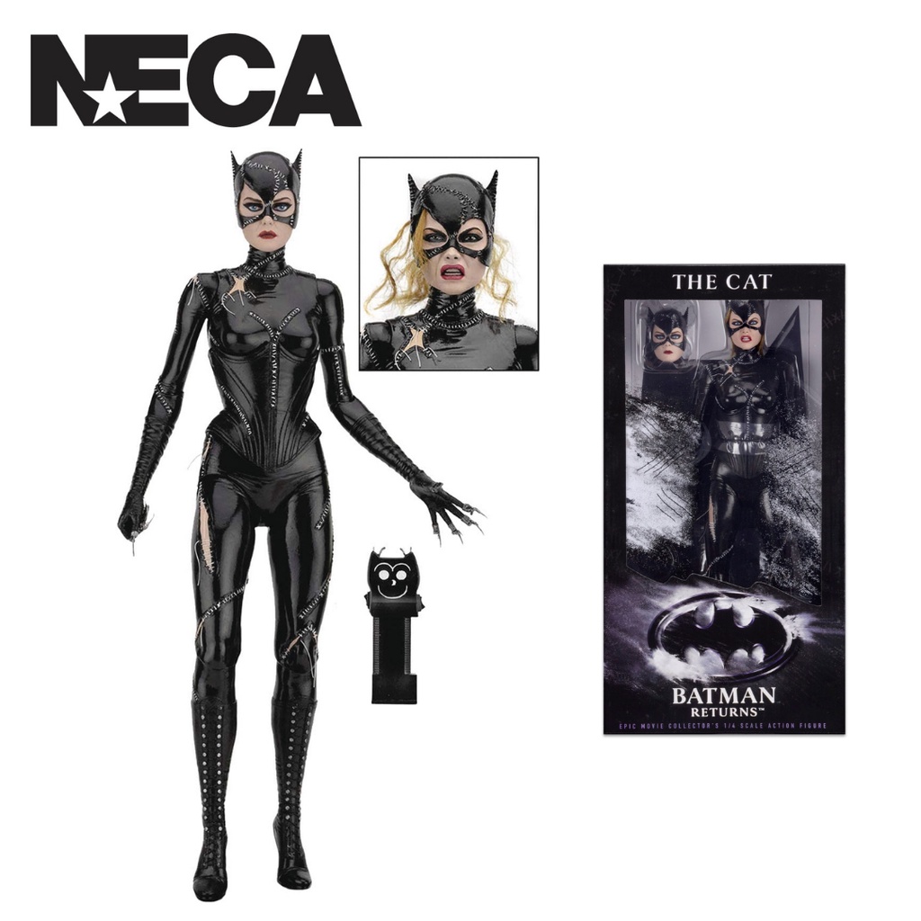 NECA Batman Returns - 1/4th Scale Action Figure - Catwoman (Pfeiffer) | Shopee Thailand