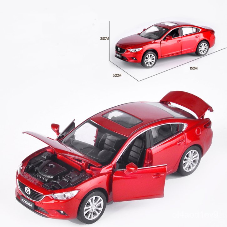 New 2021 1:32 Mazda 6 ATENZA Alloy Car Model Die Cast Toy With Sound ...
