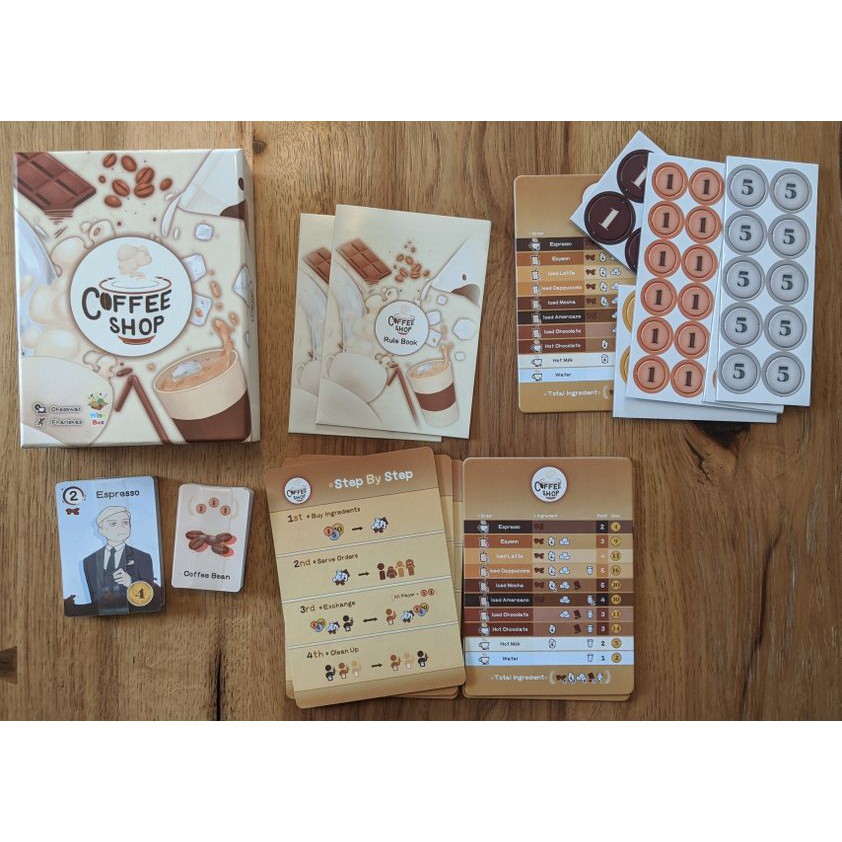 Board Game Coffee Shop แถมซองใส่การ์ด - alisa.gam - ThaiPick