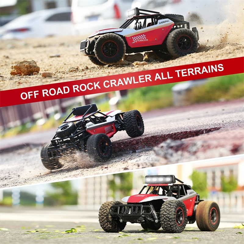 Deerc De43 Remote Control Car 114 Rc Cars 25kmh High Speed 2.4g 2wd Rc Monster Truck Crawler ...