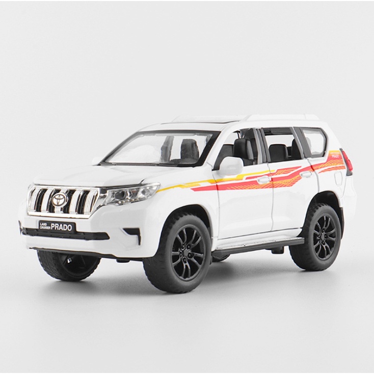 132 TOYOTA LAND CRUISER PRADO Alloy Metal Car Model Toys High ...