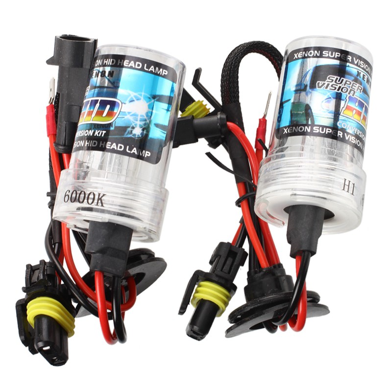 2 X Car H1 Front Light Headlight White Xenon HID Bulb 35W 6000K GH ...