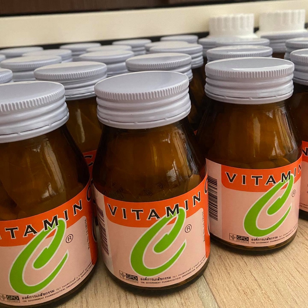 วิตามินซี 500 mg ของGPO บรรจุ 100 เม็ด Vittamin C - p8vc_851hk - ThaiPick