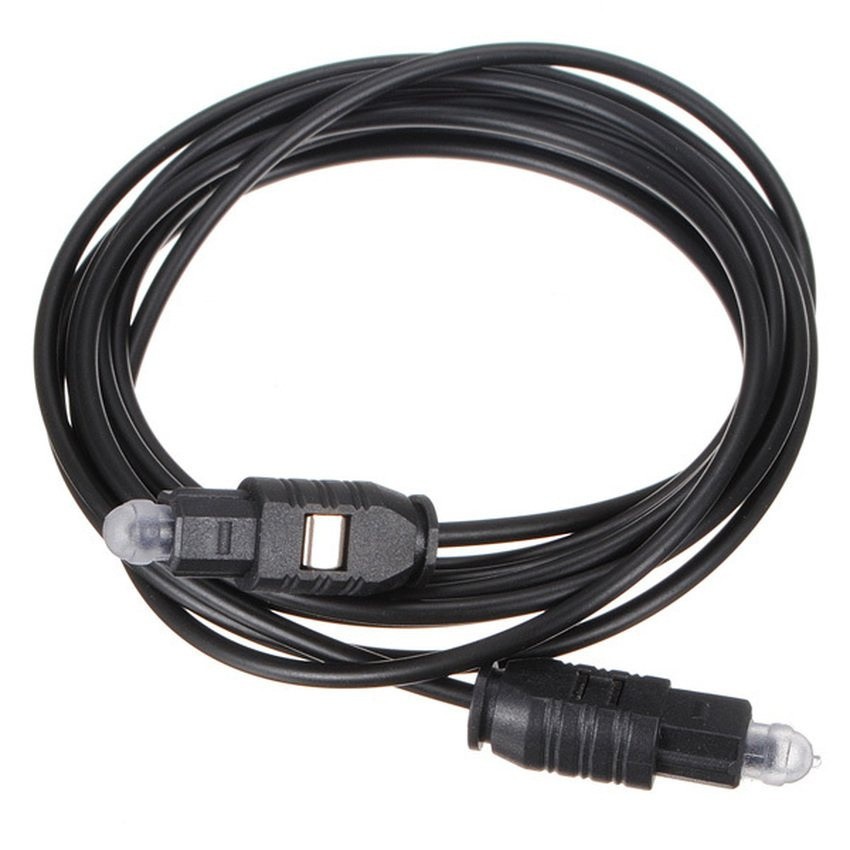 BUYINCOINS 2M 6.5FT High Speed Toslink Digital Optical Fiber Audio ...