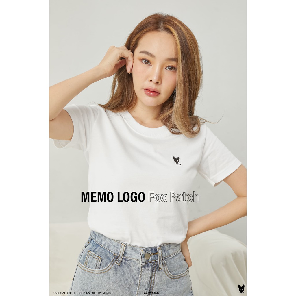 MEMO???? [ช๊อป 100 ลด 10% ใส่โค้ด MEMFB2] รุ่น: Fox patch ผู้หญิง SUPERSOFTLITE GIRLS งานปัก ...