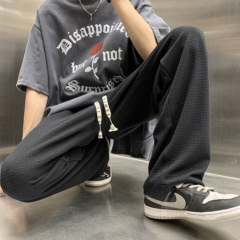 Rice white pay their respective pants tide brand Japanese pendant ice ...