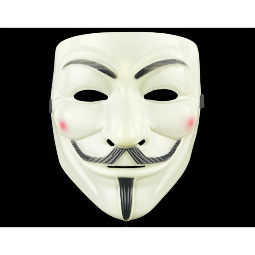 Halloween Masks V for Vendetta Mask Guy Fawkes Anonymous Fancy Dress ...