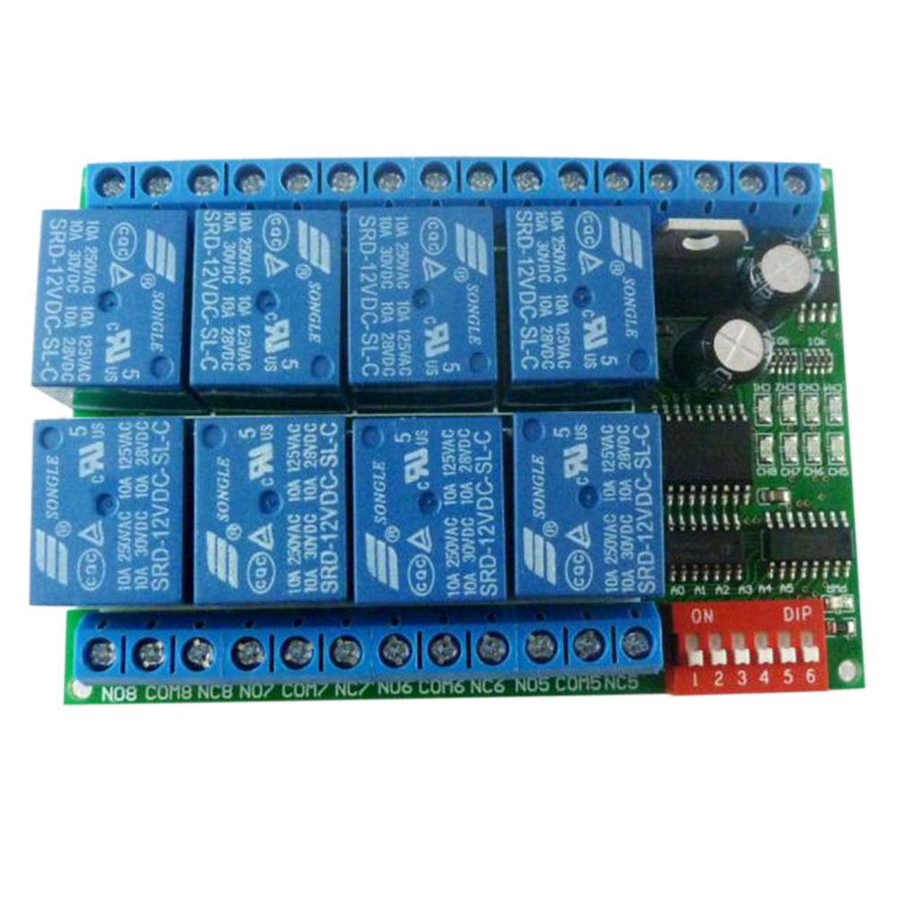 รีโมตสวิทซ์ 12V 8CH RS485 Relay Modbus RTU | Shopee Thailand