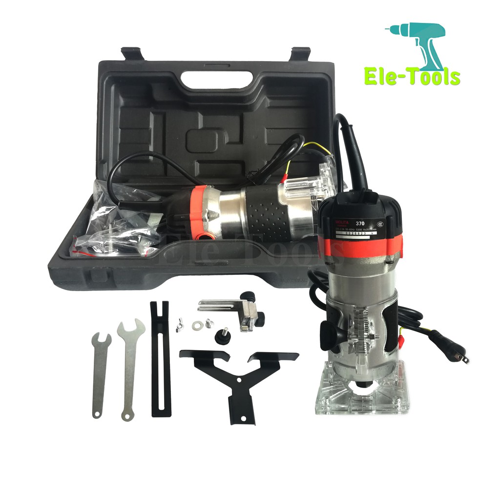 MOLITA เครื่องเซาะร่อง เร้าเตอร์ ทริมเมอร์ 1/4 530 วัตต์ รุ่น MT370 ...