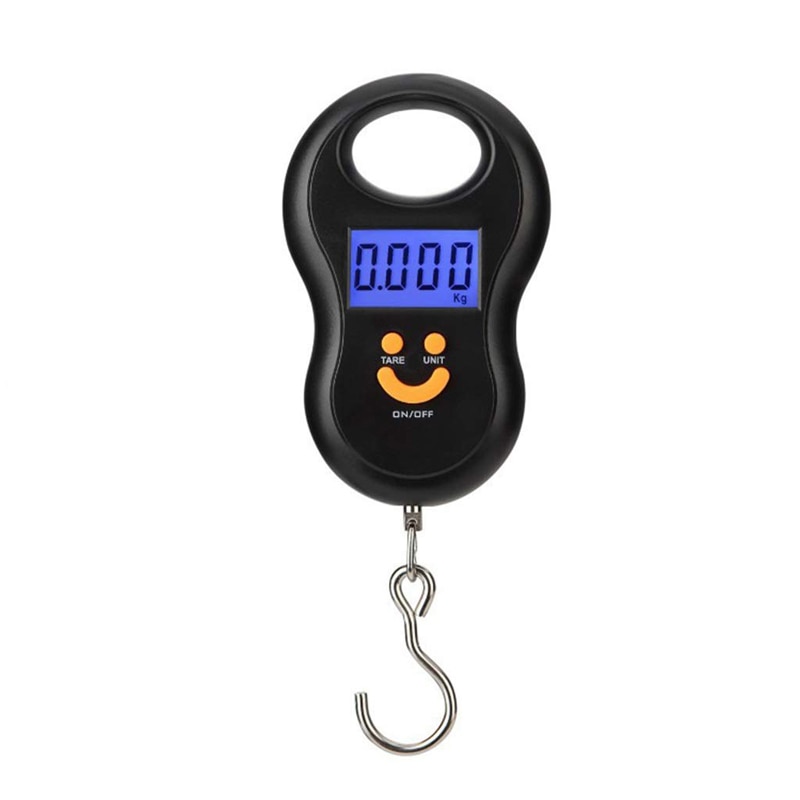 Portable 50Kg 10g Hanging Scale Digital Scale BackLight Electronic Fishing Weights Pocket Scale ...